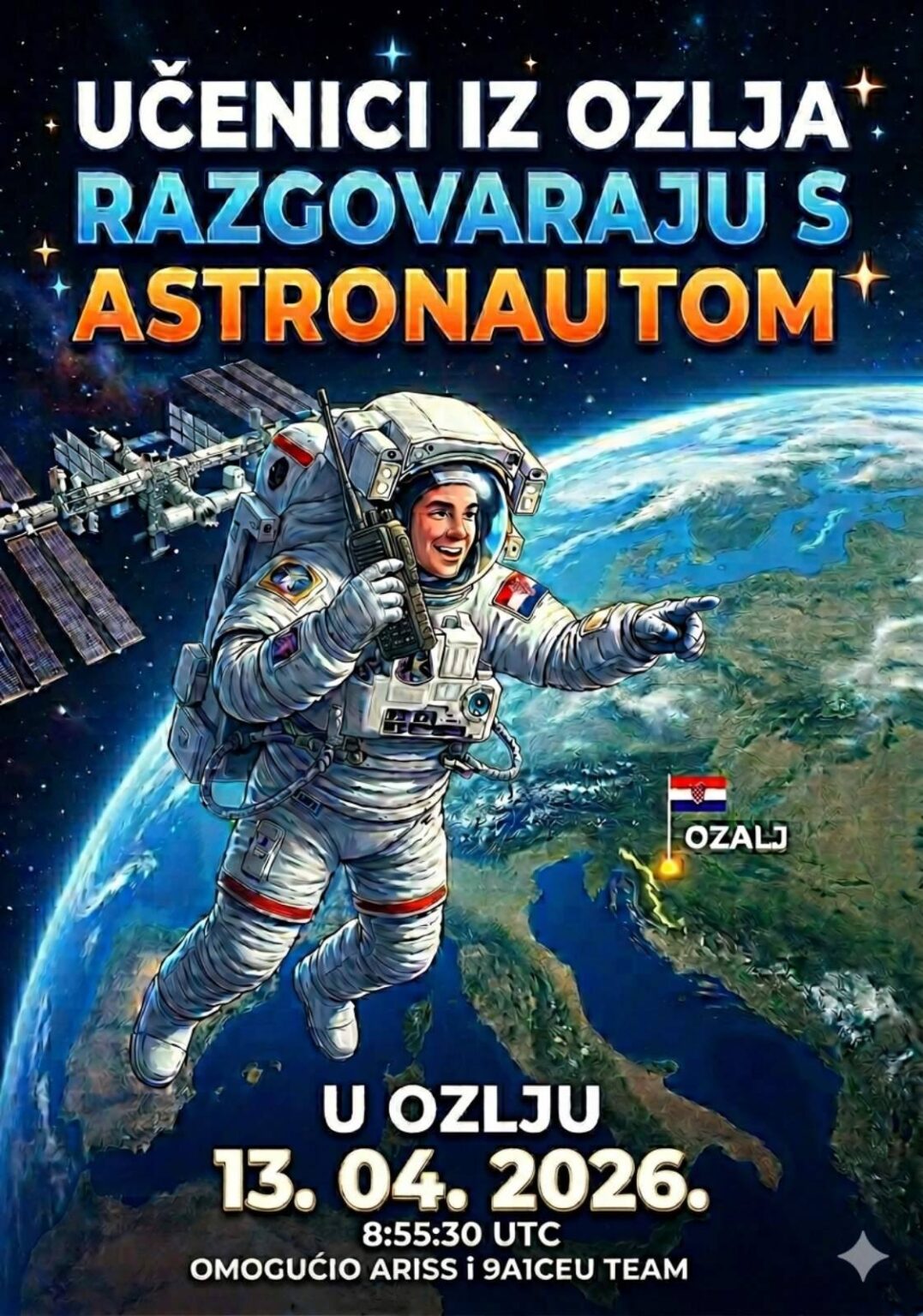 RK Ozalj - sked sa ISS - Hrvatski Radioamaterski Savez